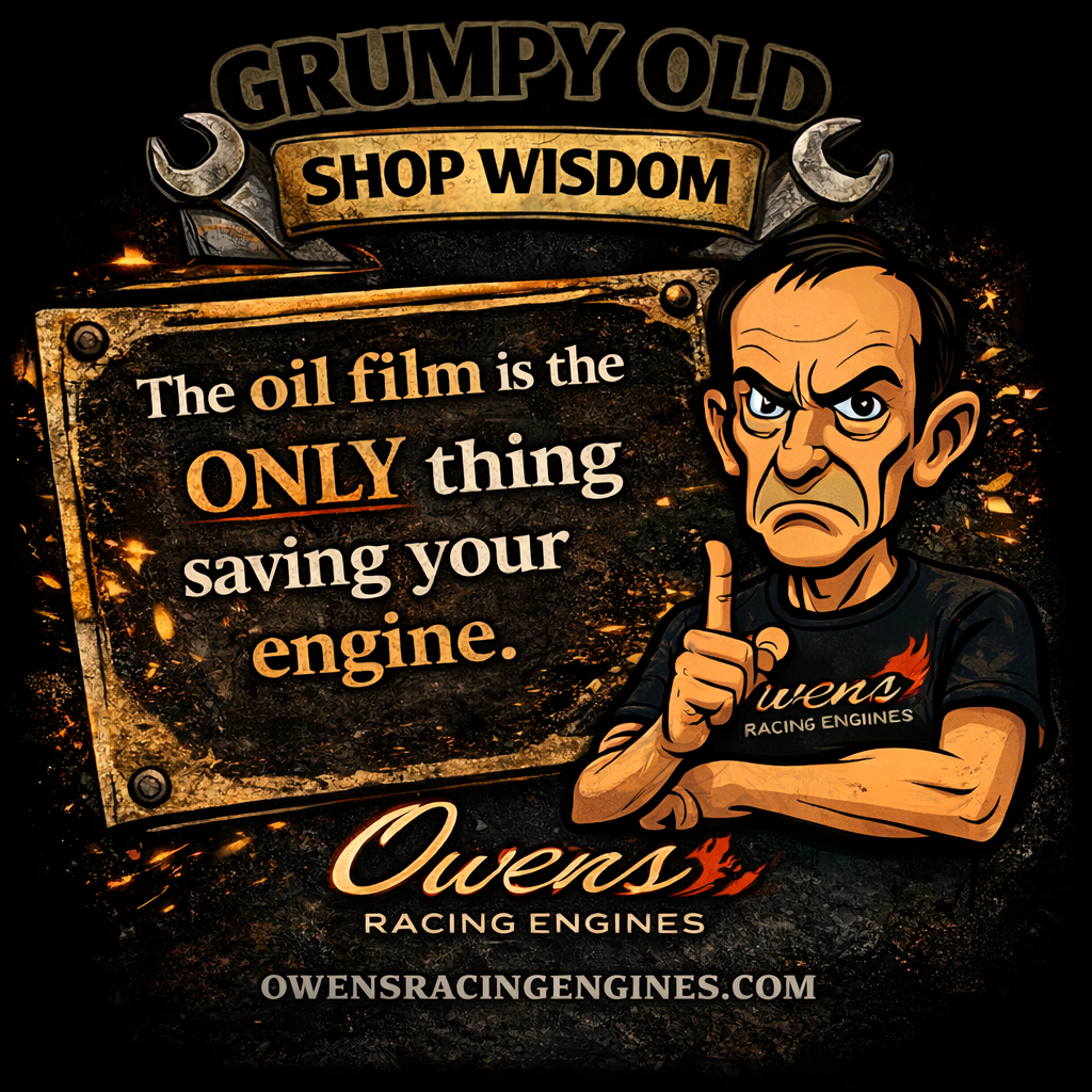 The Oil Film Is the Only Thing Saving Your Engine – Speed is in our DNA